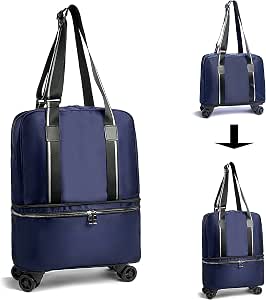 Amazon.com: ELDA Maleta plegable expandible para hombres y mujeres ...