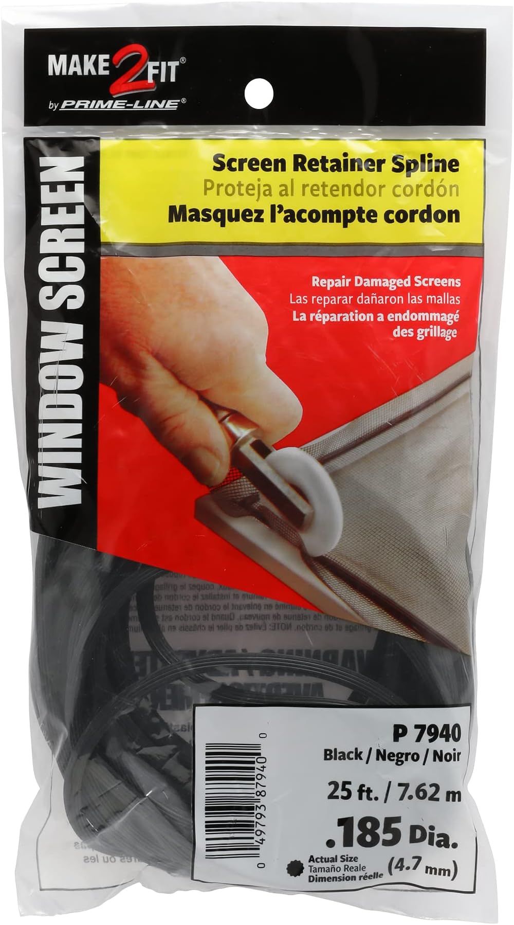 Amazon.com: BAYTORY Window Screen Spline, 0.16" x 100' Replacement ...