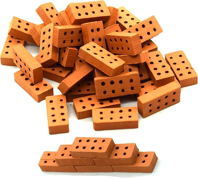 NVTEGR 100 Pcs Mini Bricks, Sim Bricks, Micro Bricks for Garden, 8 Hole ...