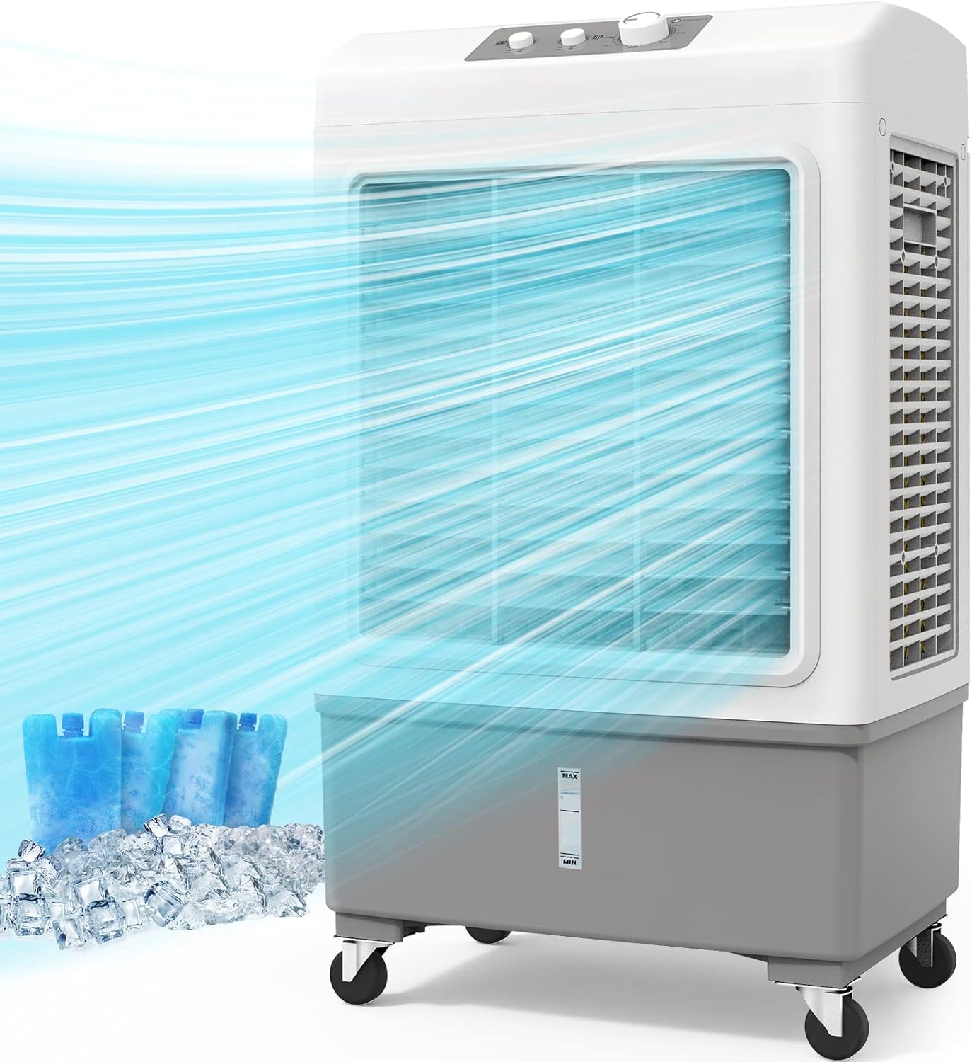 Amazon.com: Evaporative Cooler - FANCOLE 2 IN 1 Windowless Air ...