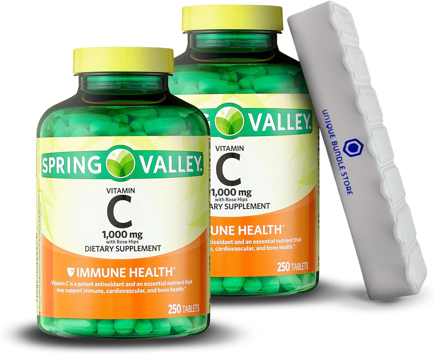 Amazon.com: Spring Valley, Vitamin C with Rose HIPS 1000MG, Tablets ...