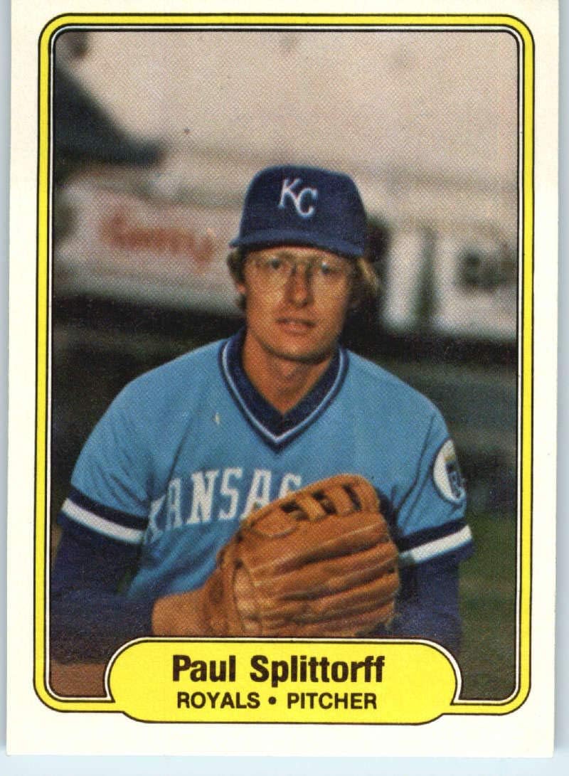 Amazon.com: 1982 Fleer Baseball #423 Paul Splittorff Kansas City Royals ...