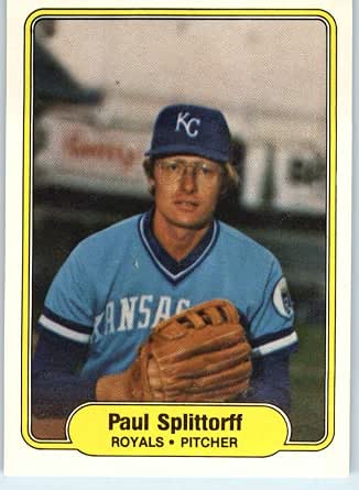 Amazon.com: 1982 Fleer Baseball #423 Paul Splittorff Kansas City Royals ...