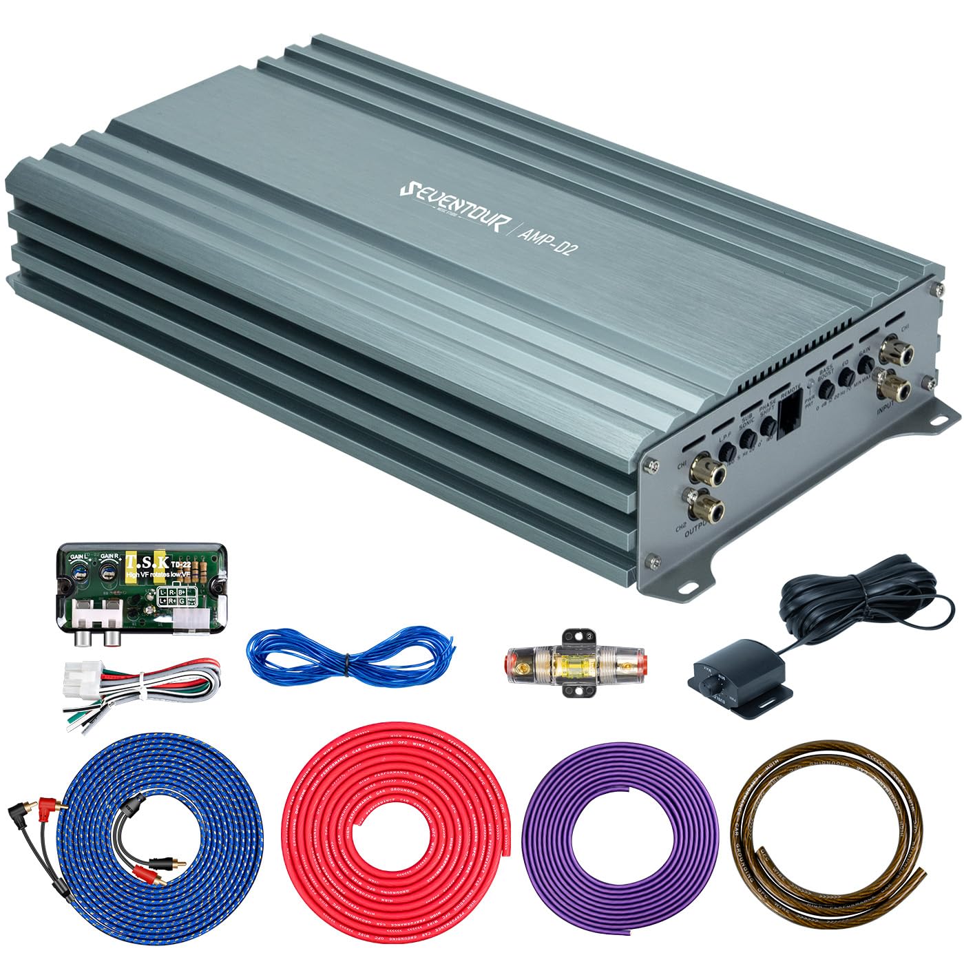 Snapklik.com : Seventour 2000 Watts Monoblock Class D Car Audio ...