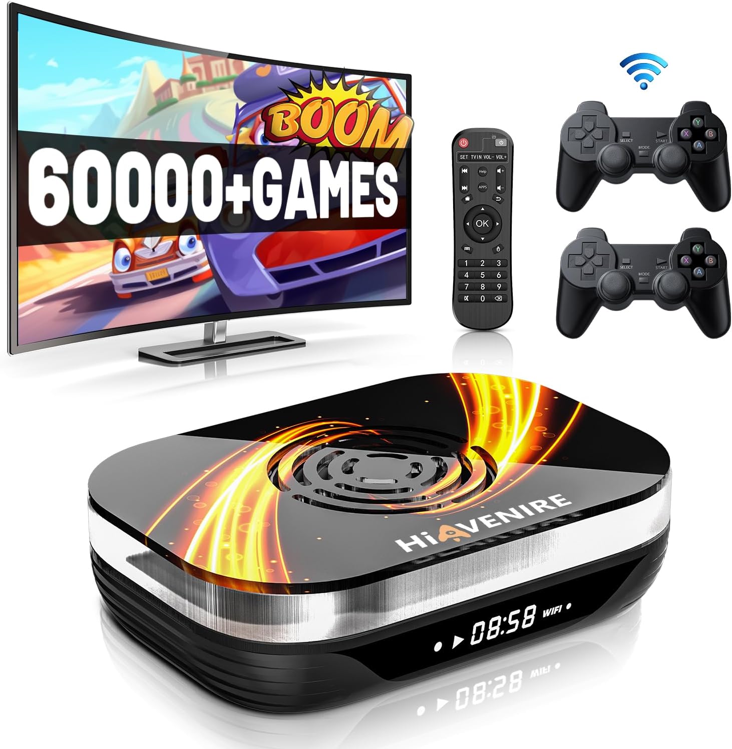 HiAvenire Super Console X3 Plus Retro Game Console Pre-Installed in ...