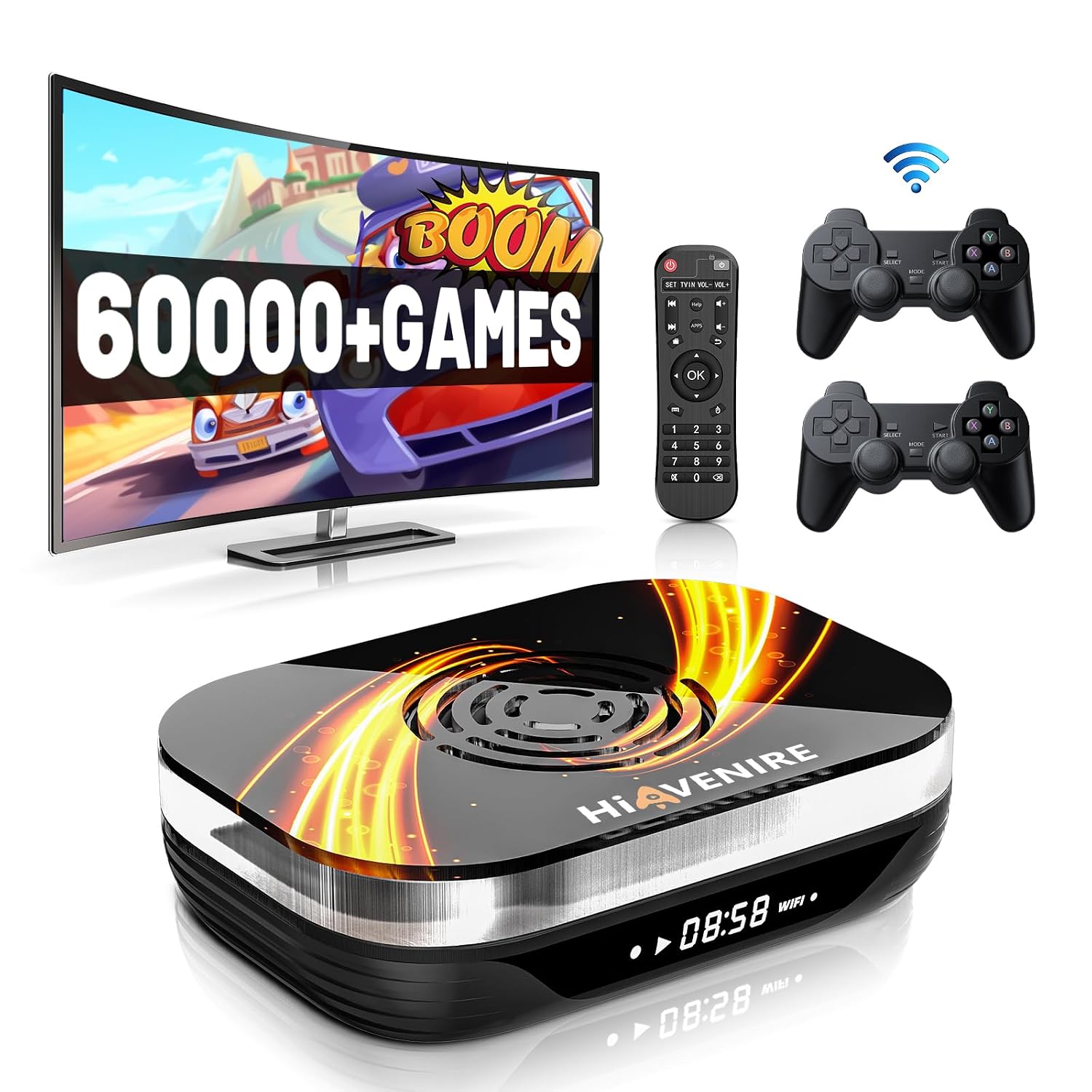 Amazon.com: HiAvenire Super Console X3 Plus Retro Game Console Pre ...