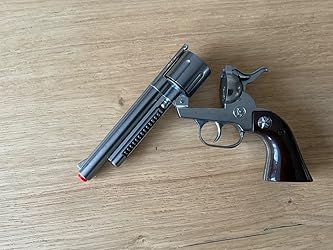 Gonher 121/0 - Revolver Cowboy 12-Schuss, stahlfarbend: Amazon.de ...