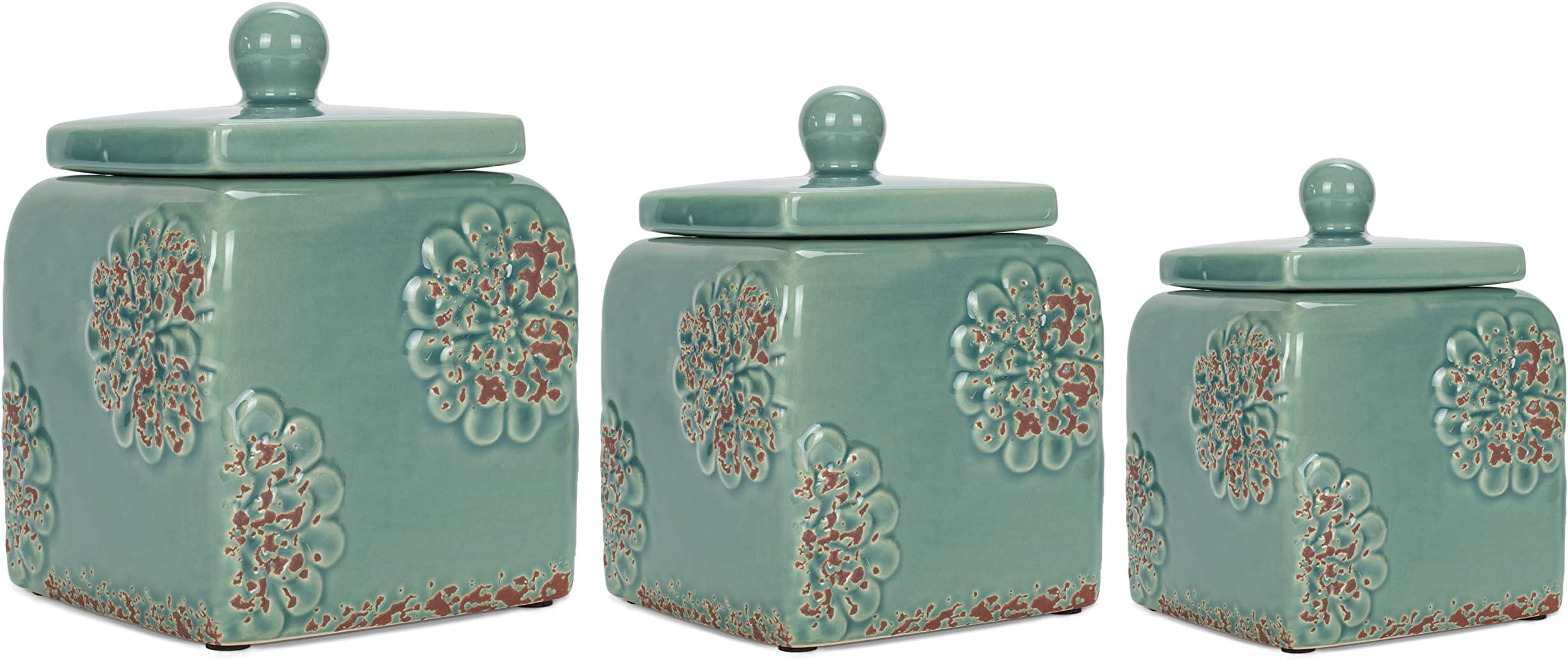 Amazon.com: Typhoon Vintage Kitchen Collection | 27oz Storage Canisters ...