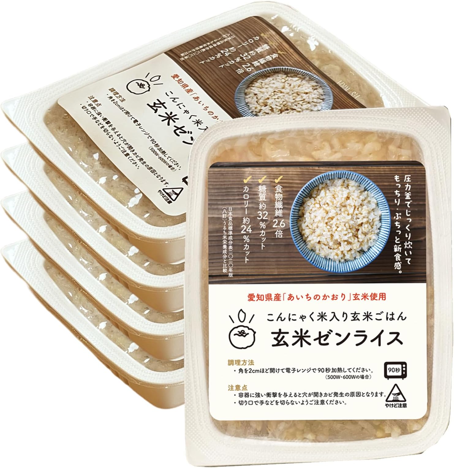 Amazon.com: 【Izukappa from Japan】Konjac Rice & Brown Rice Mixed Packed ...