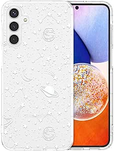 Amazon.com: ZTOFERA Clear Case for Samsung Galaxy A15 4G/5G, Cute Planet Sky Star Pattern ...