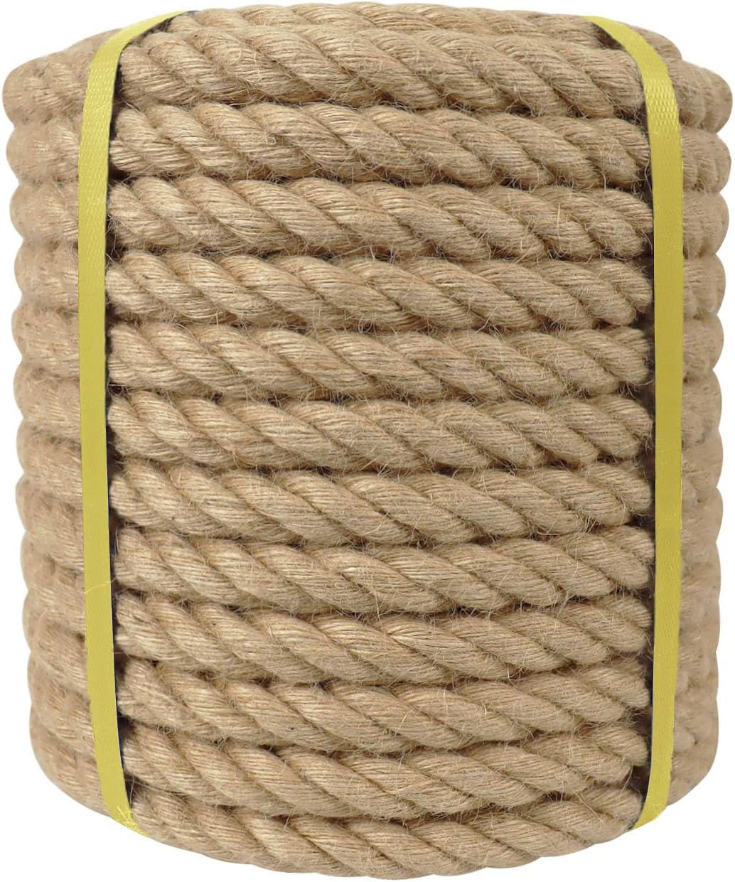Amazon.com: Twisted Manila Rope - 1.5 Inch × 50 Feet - Thick Hemp Rope ...