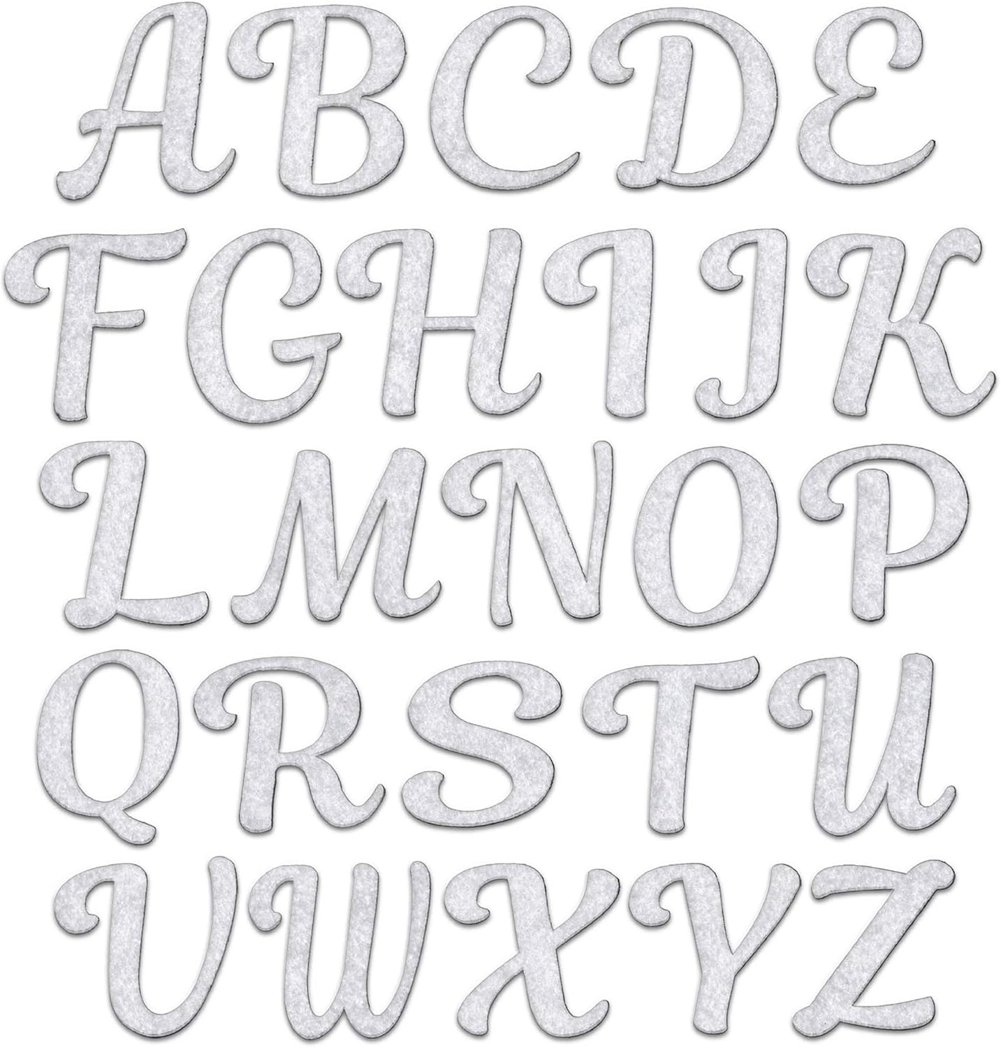 Amazon.com: Laughing Lizards Felt Letters for Clothing (26 Pieces ...