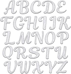 Amazon.com: Laughing Lizards Felt Letters for Clothing (26 Pieces ...