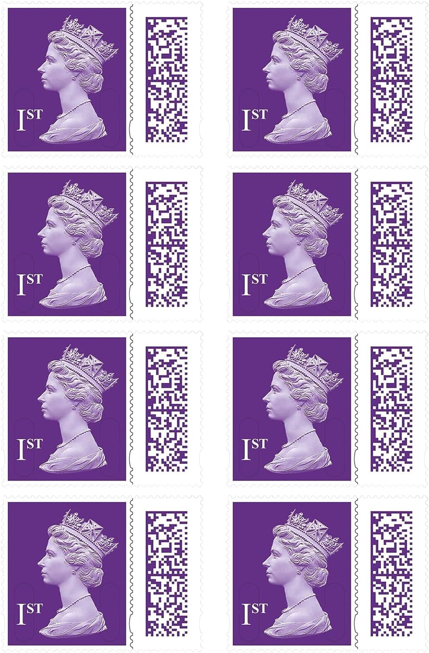 GOVLAX GROUP 1st Class Stamps (8 Pack) - Self Adhesive UK Letter ...