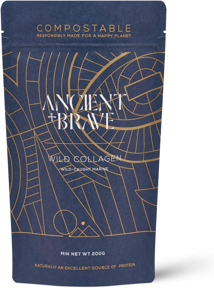 Ancient + Brave Wild Collagen 200g - Wild Caught Marine Collagen Powder ...