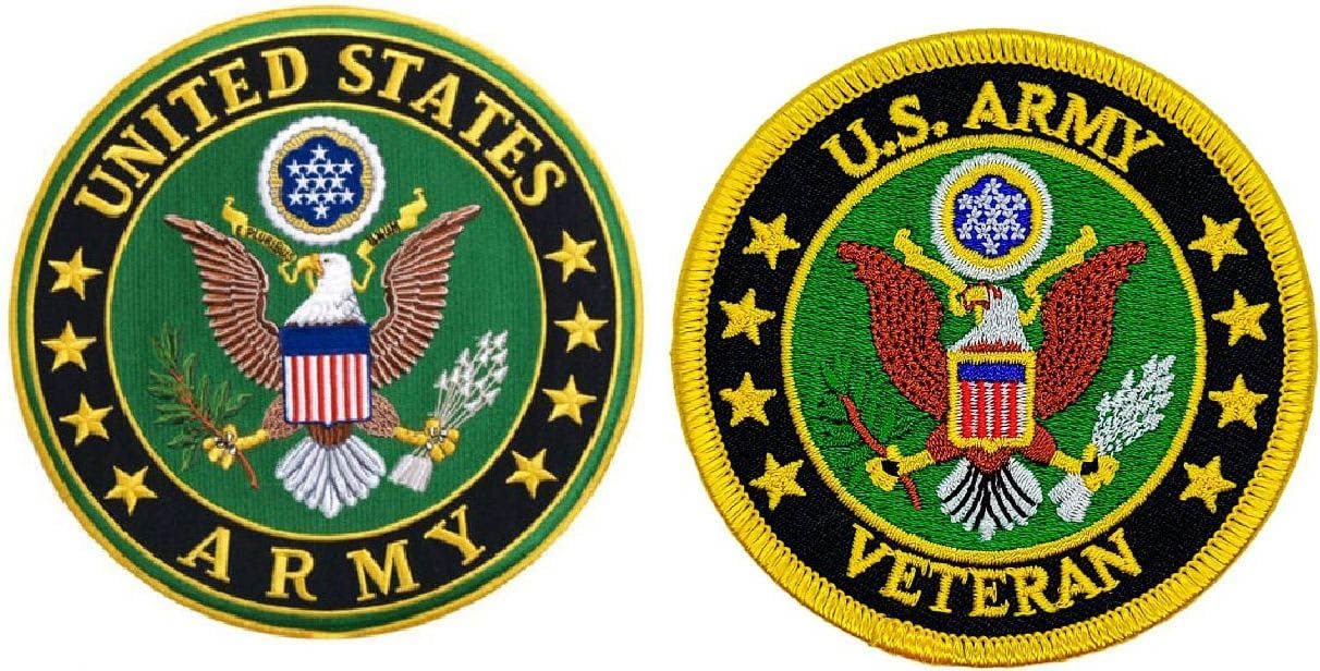 Amazon.com: Patch Force US Army Logo US Army Veteran Embroidered Patch ...