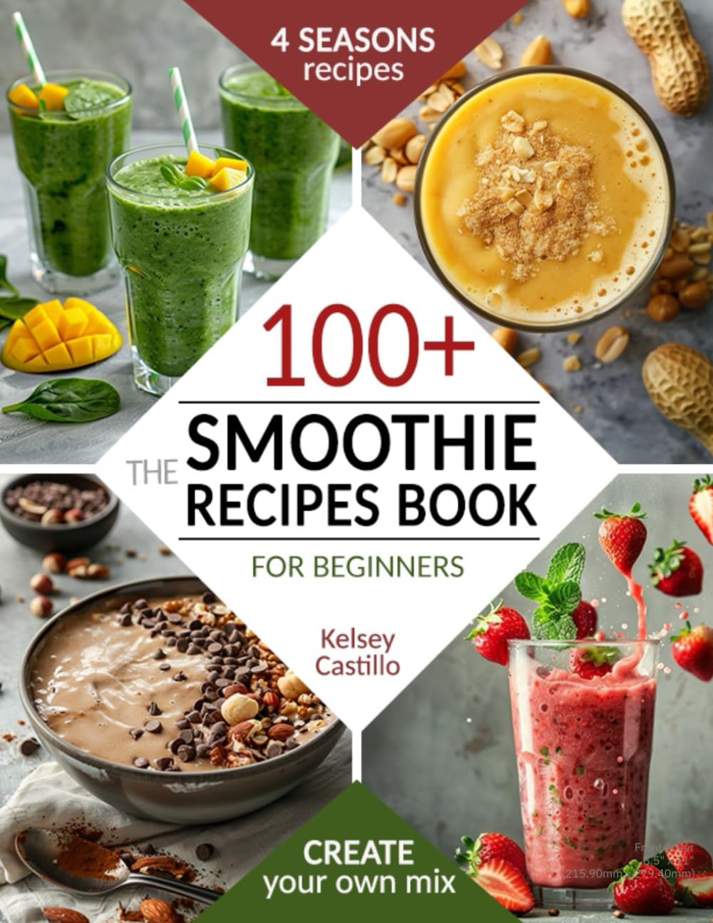 Amazon.com: The Smoothie Recipes Book for Beginners: The Guide to 100 ...