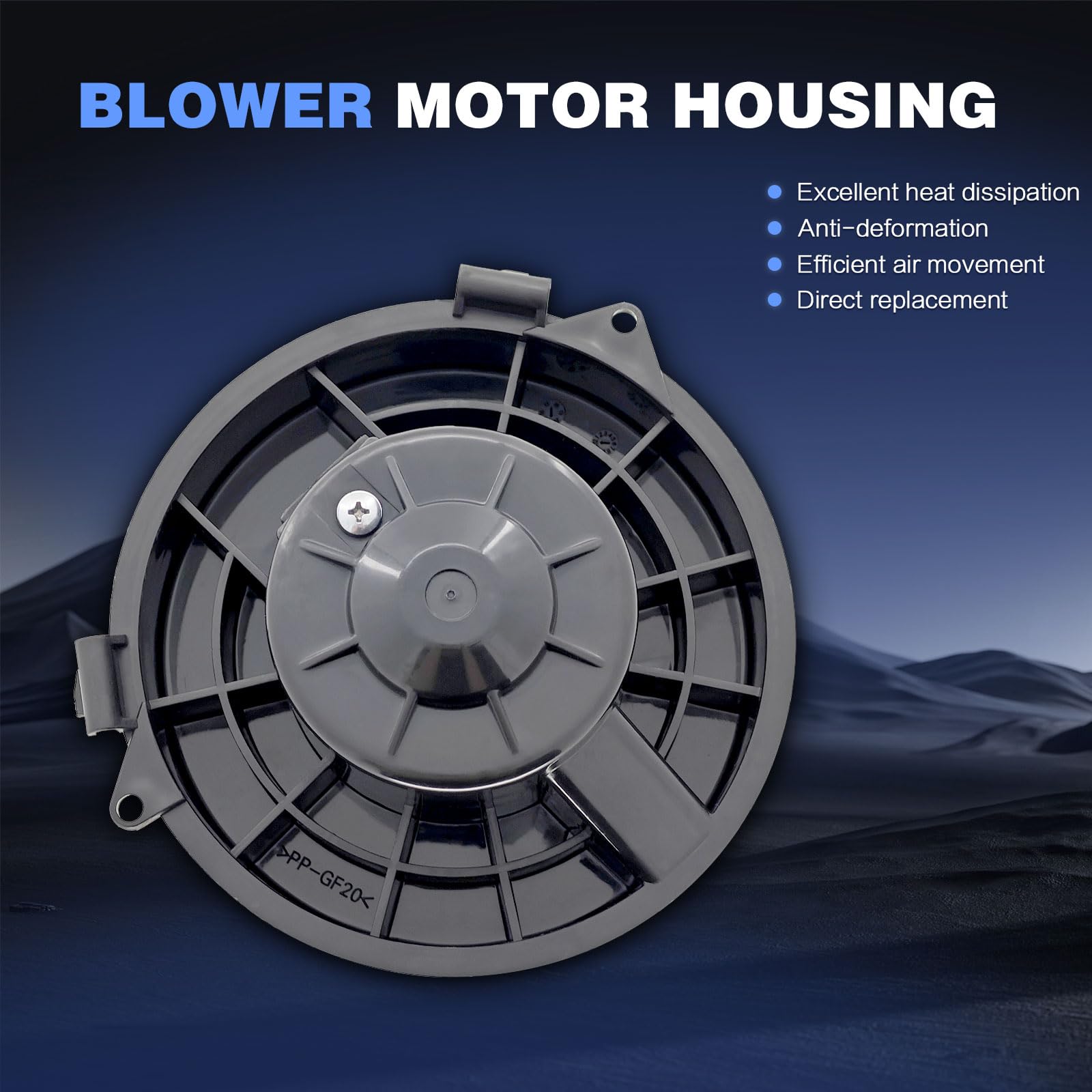 Car AC Blower Motor Assembly With Cage HVAC Blower Motor Assembly For ...