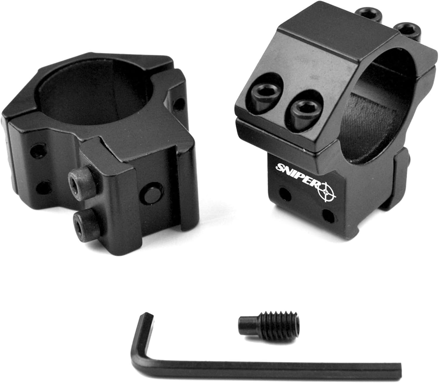 Amazon.com : Sniper AG-25M4 1" Medium Profile Scope Ring for Dovetail ...