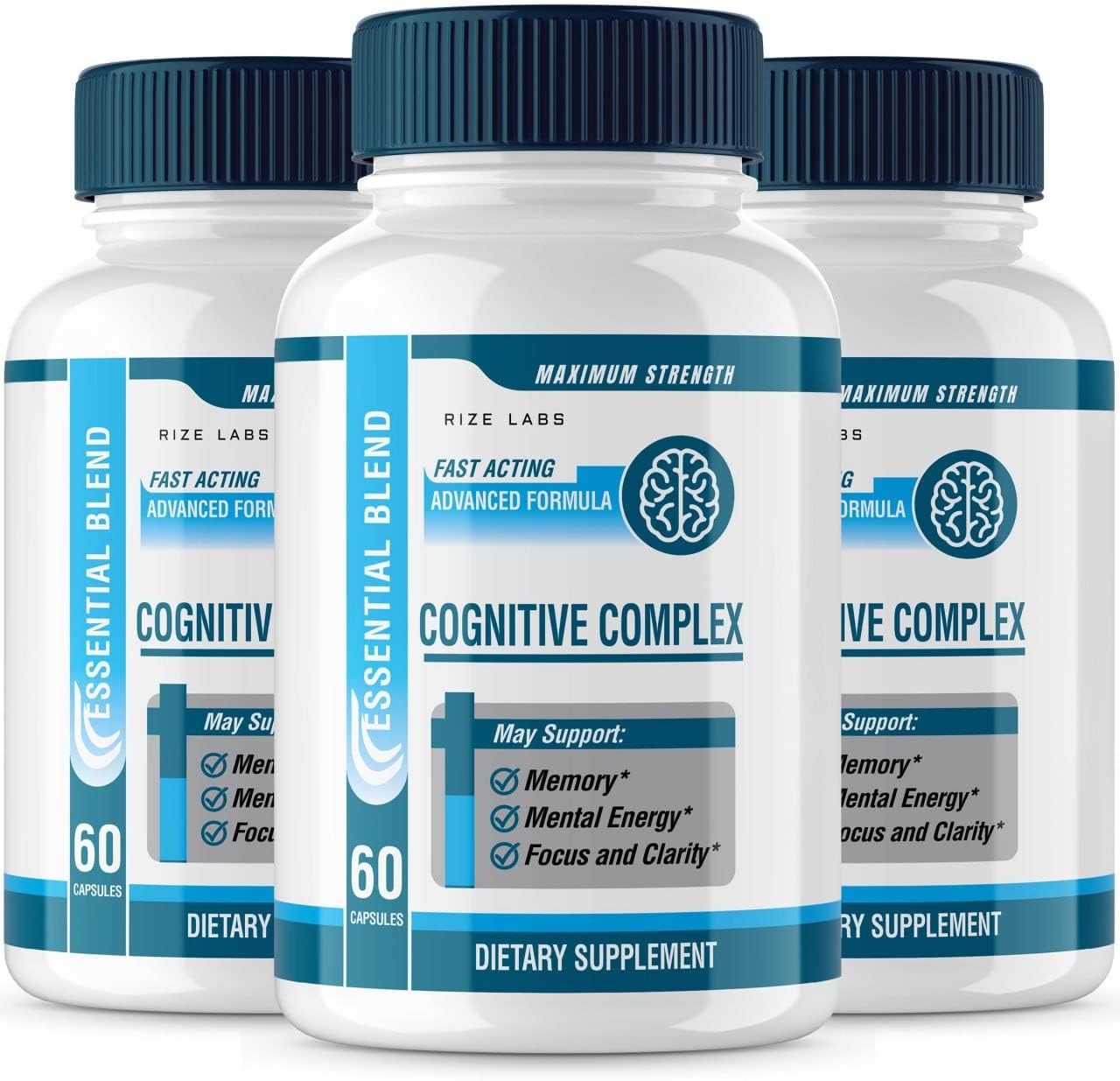 Amazon.com: (3 Pack) Cognitive Complex - Cognitive Support Pills ...