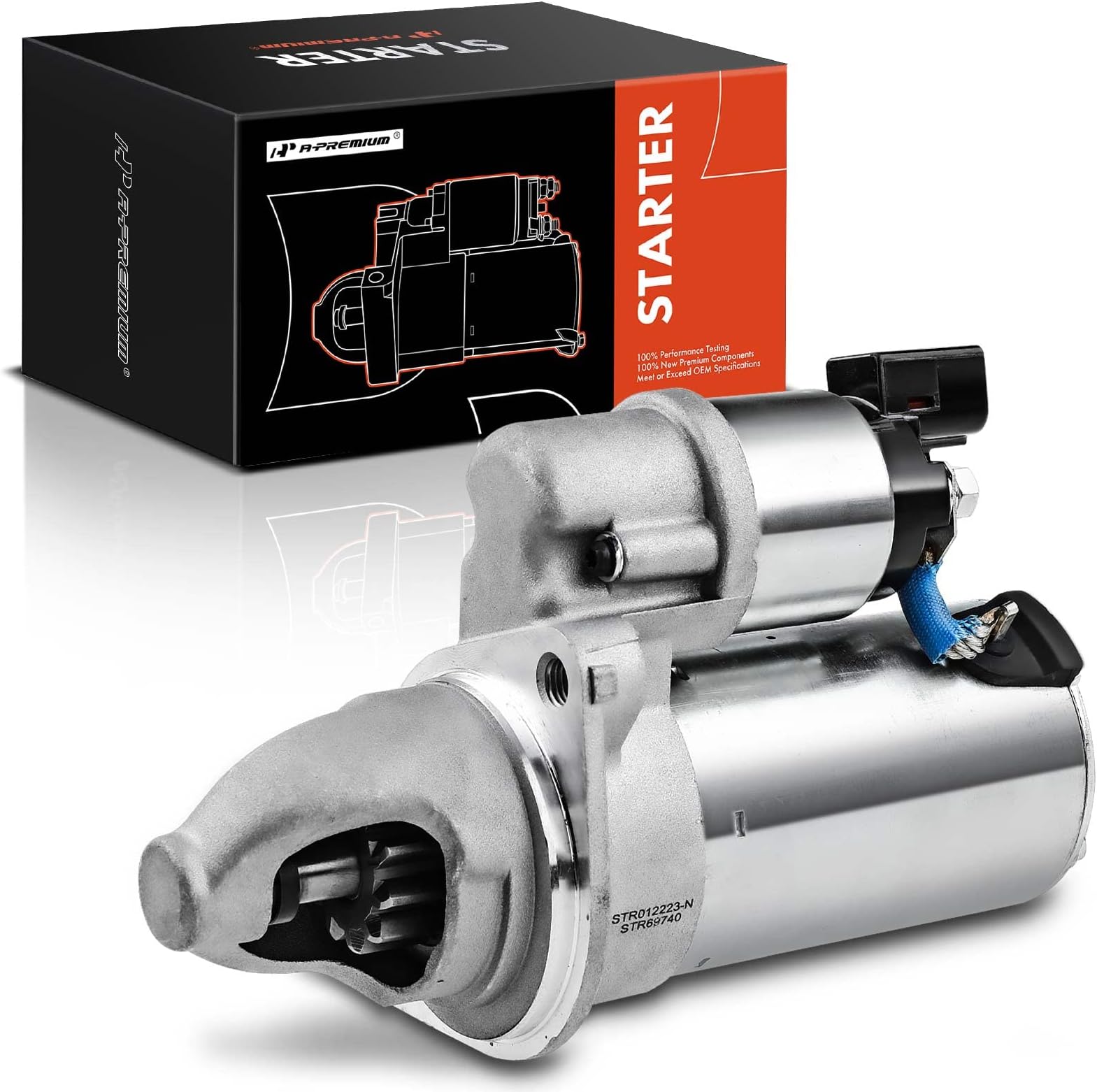 A-Premium Starter Motor Compatible with Hyundai Genesis Coupe, Santa Fe ...