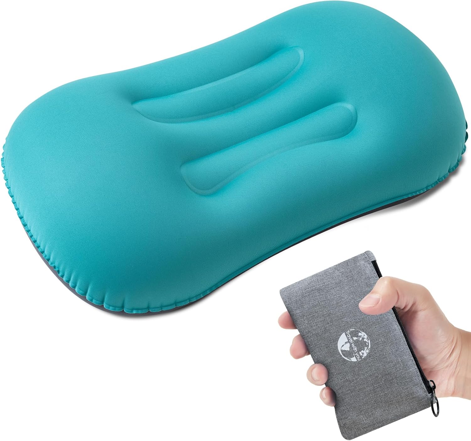 Jiancrate Ultralight Camping Pillow for Adults Kids, Compressible ...
