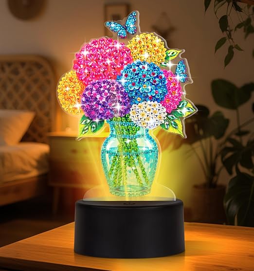 Amazon.com: ALKALO Diamond Painting Night Light, Diamond Painting Kits ...