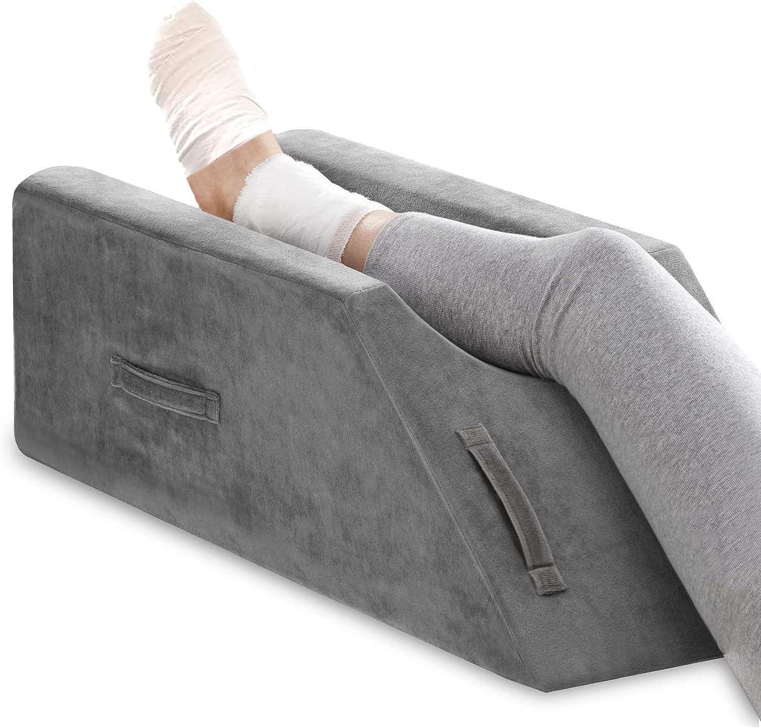 Amazon.com: JOYWOO Memory Foam Leg Elevation Pillow - Post-Surgery ...