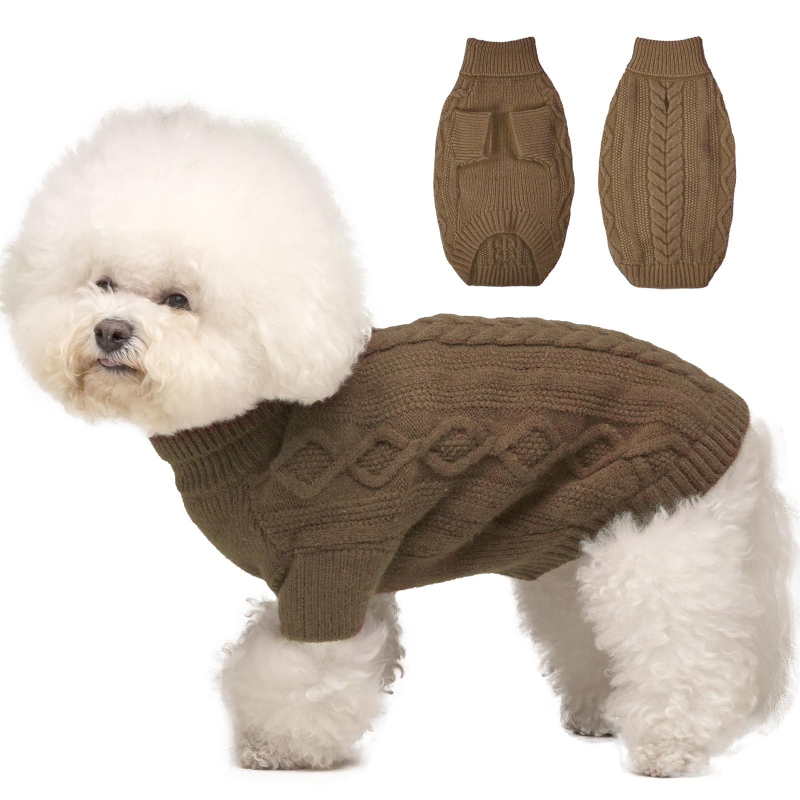 Amazon.com : Dog Sweater Medium Size Dog, Knit Dog Sweater for ...