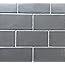 3x6 Gray Glossy Crackle Glazed Subway Ceramic Tile Backsplashes Walls ...