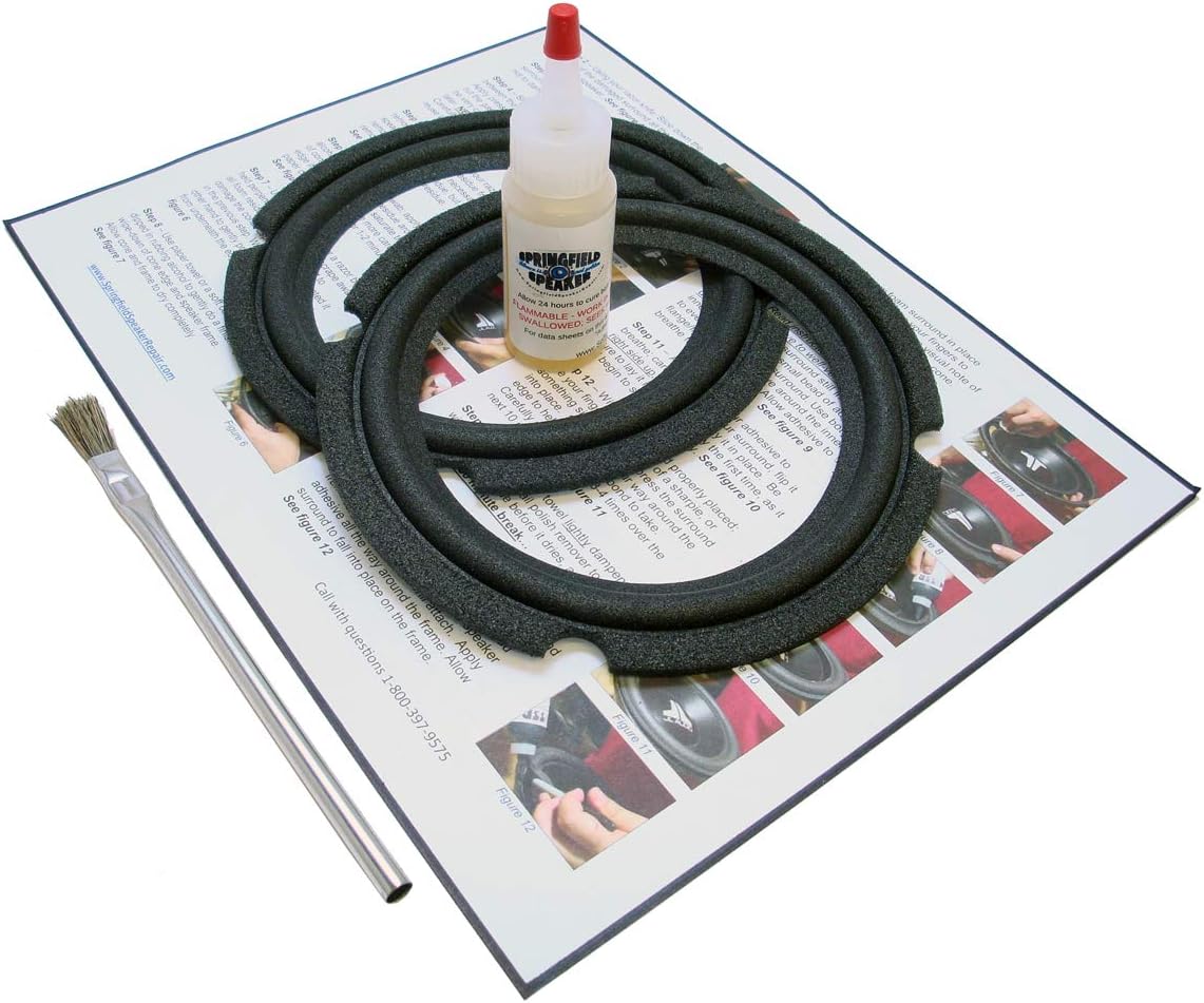 Amazon.com: Springfield Speaker 6.5" Foam Surround Edge Repair Kit - 2 ...