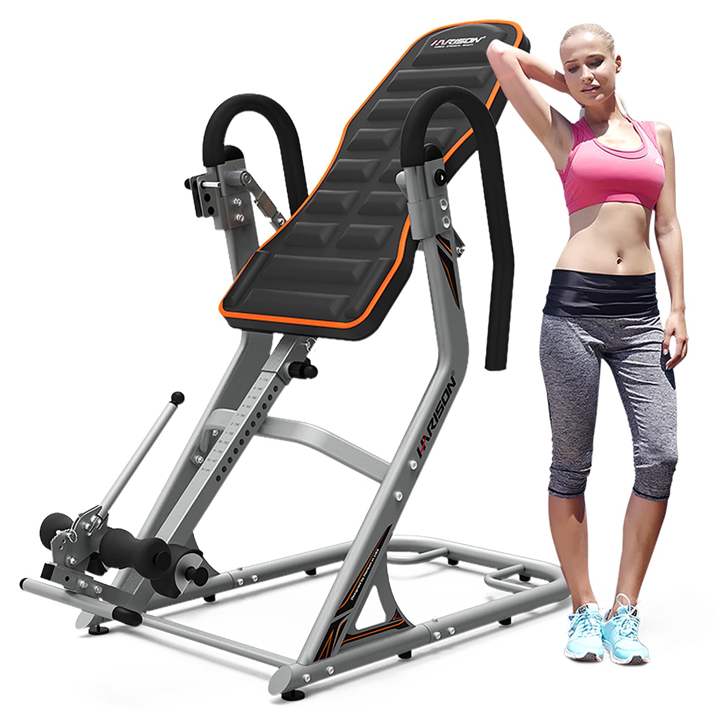 Snapklik.com : HARISON Heavy Duty Inversion Table For Back Pain Relief ...