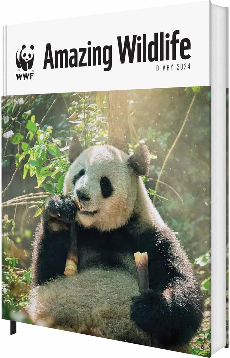 Amazon.com : Wwf Amazing Wildlife Deluxe A5 Diary 2024 : Office Products