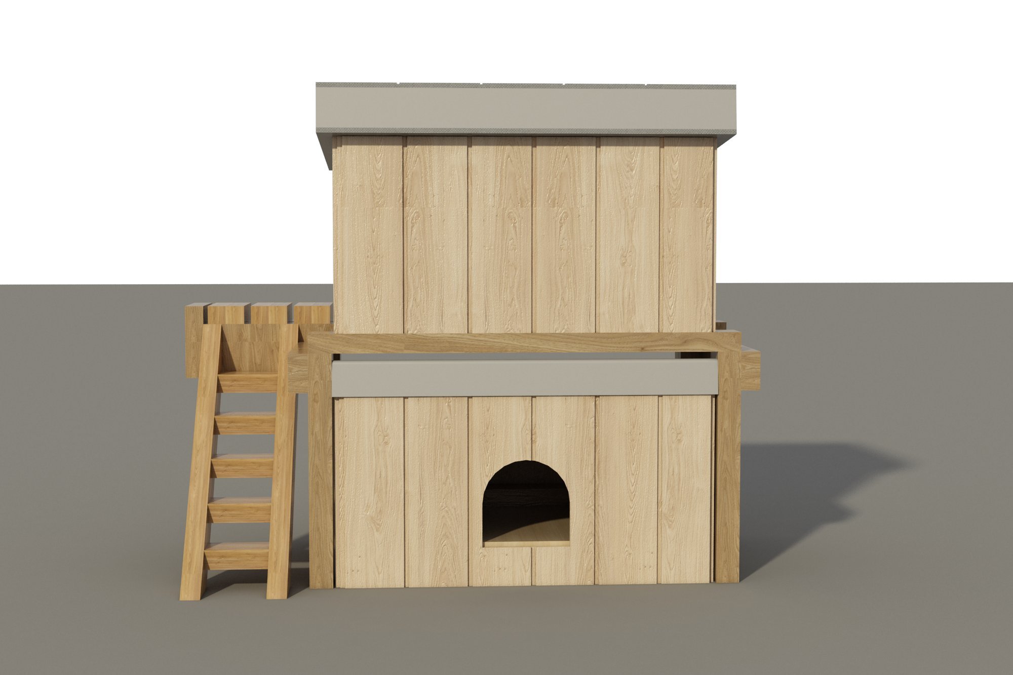 Two Story Dog House Designs