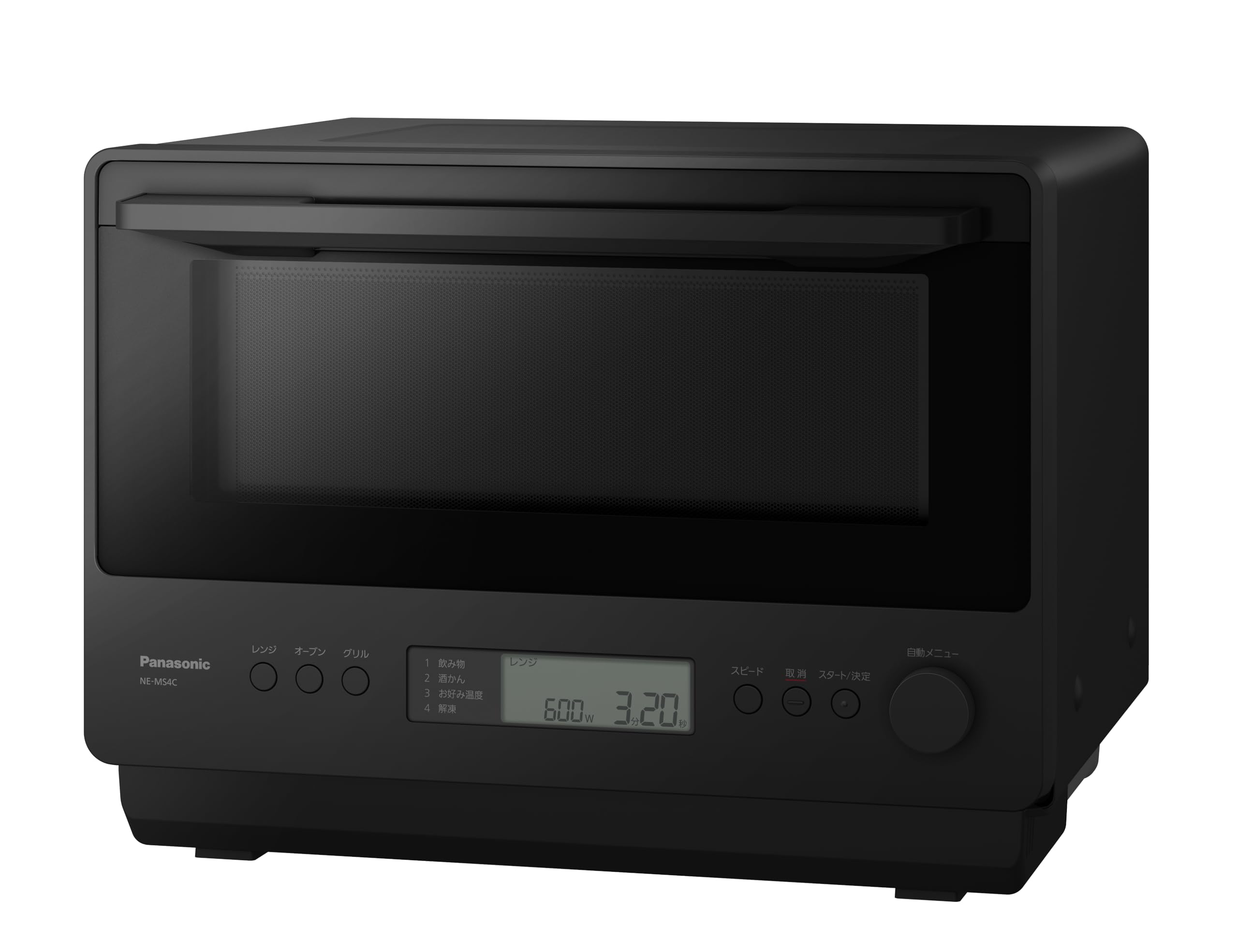 Amazon.co.jp: Panasonic NE-MS4C-K Oven Range, 7.2 gal (26 L), Flat ...