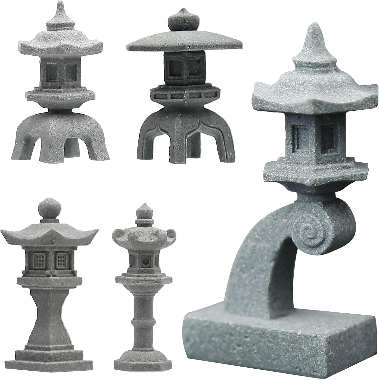 Amazon.com : Vkinman Miniature Japanese Lantern Decoration Mini Fairy ...
