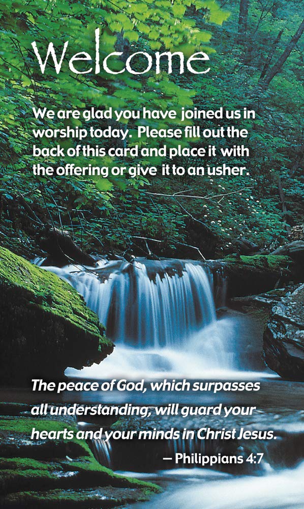 Welcome Pew Card: 9780806646961: Amazon.com: Books