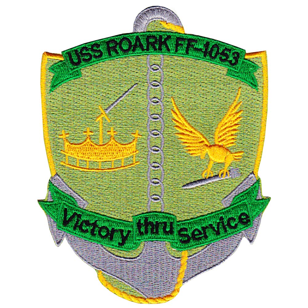 Amazon.com: USS Roark FF-1053 Frigate Ship Patch : Clothing, Shoes ...