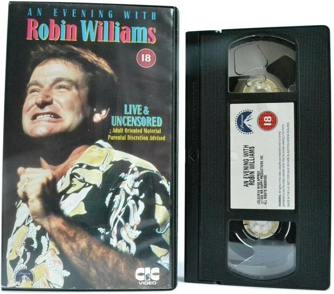 An Evening With Robin Williams [VHS] : Robin Williams: Amazon.co.uk ...