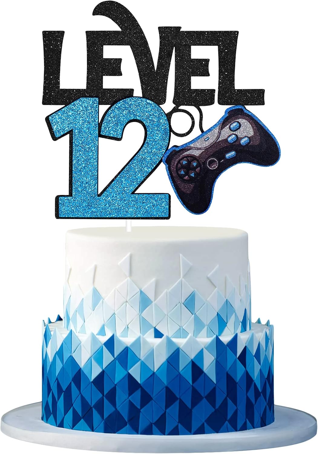 Level 12 Game Birthday Cake Topper - Video Game Boy's 12th Birthday ...