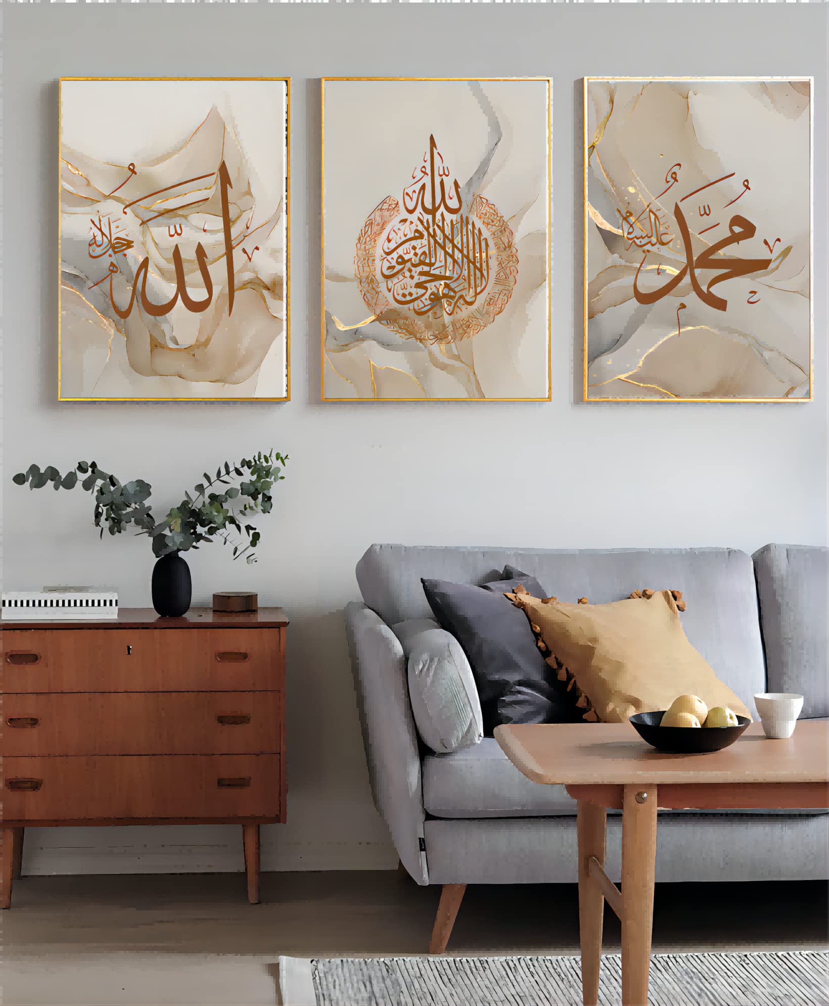 WADBTP Islamic Canvas Pictures, Islamic Canvas Painting, Marble ...