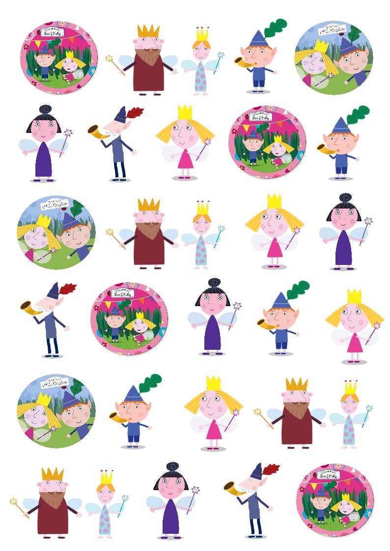 30 X Ben And Hollys Little Kingdom Characters Party Stand | Desertcart ...