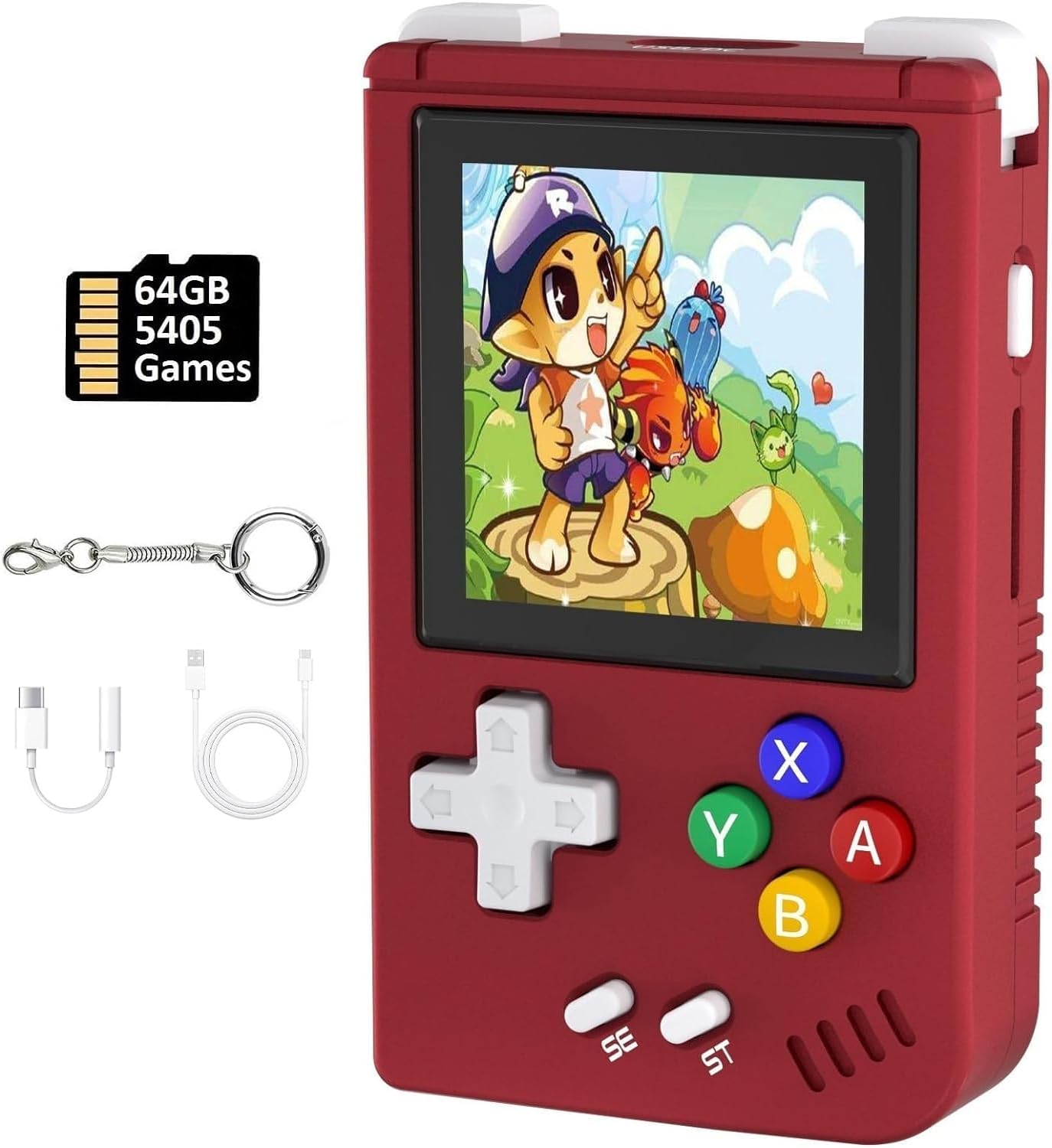 Amazon.com: BITTBOY RG Nano Handheld Gaming Console 1.54" IPS Screen ...