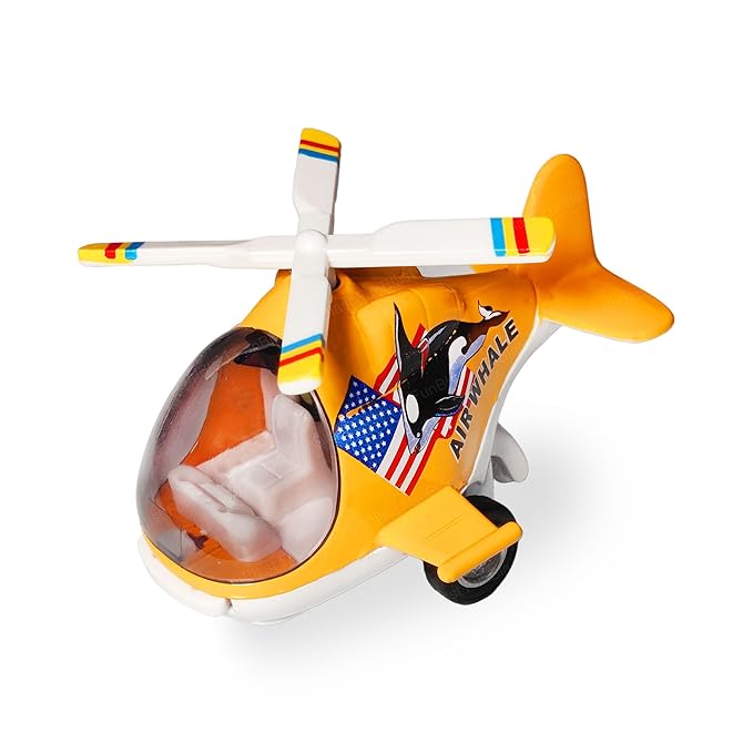 FunBlast Helicopter Toy for Kids – Die-cast Scale Mini Model Plane Toy ...