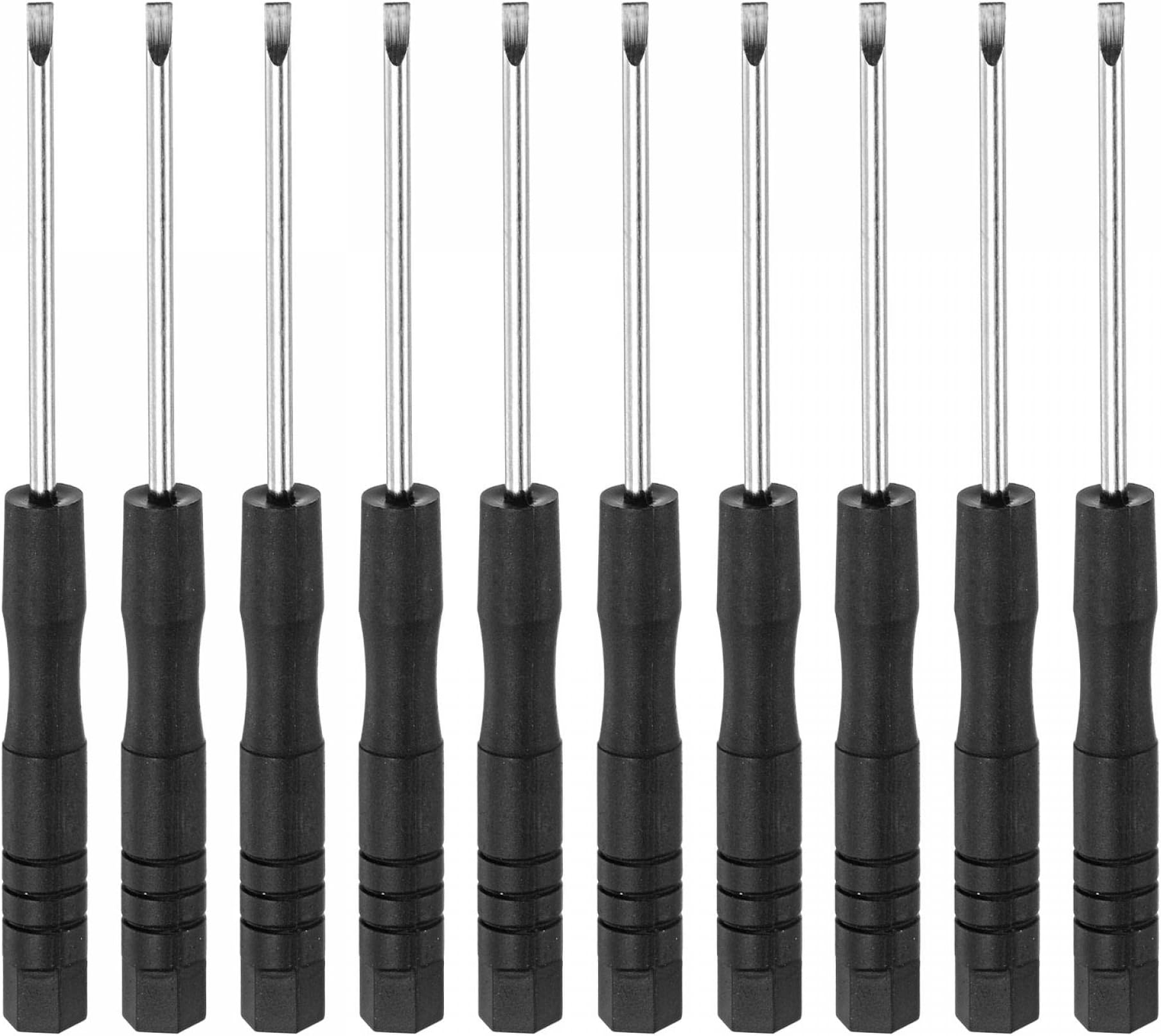 GENNEL 50pcs 85mm x 2.0mm 2mm Mini Size Flat Slotted Word Screwdriver ...