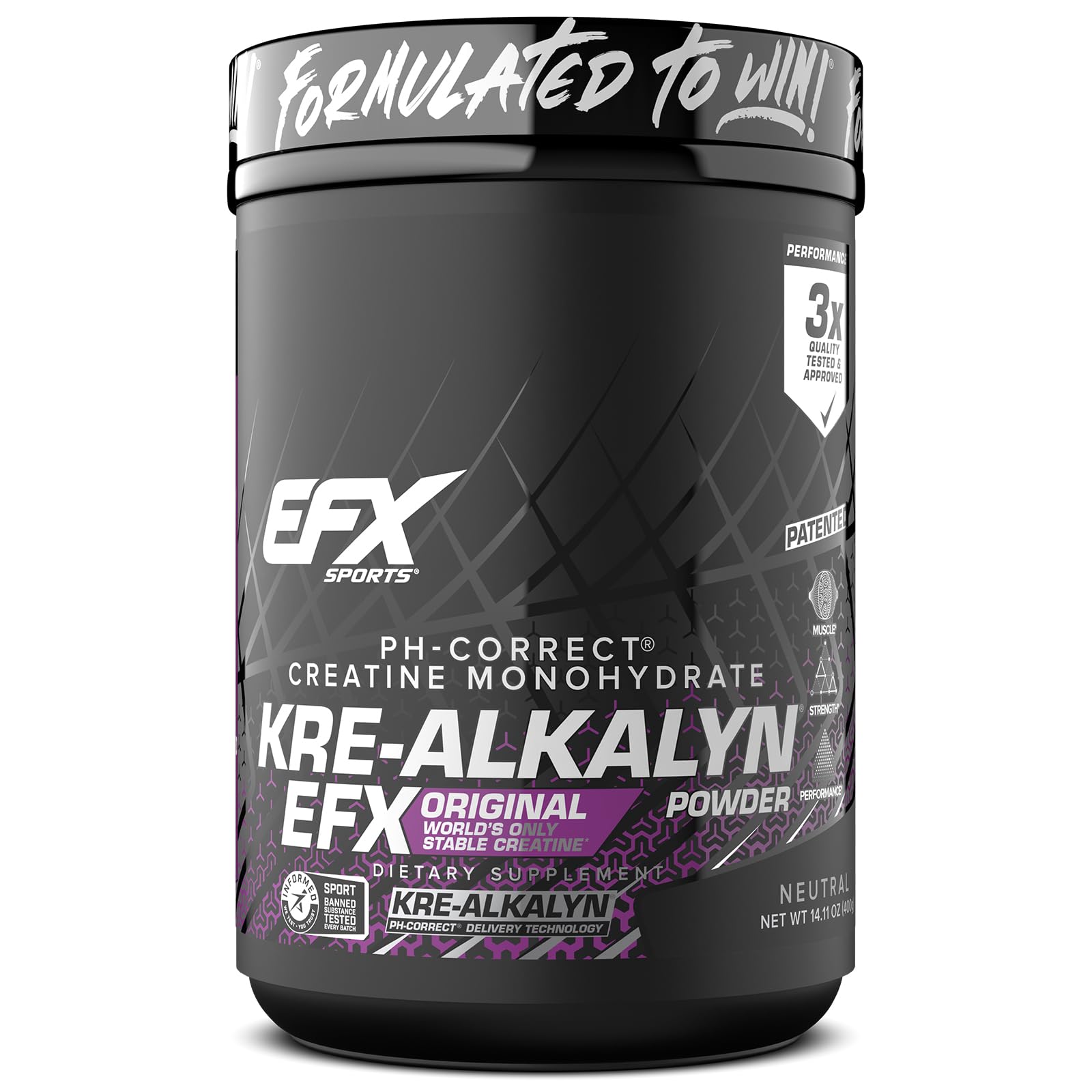 Amazon.com: EFX Sports Kre-Alkalyn EFX Powder | pH Correct Creatine ...