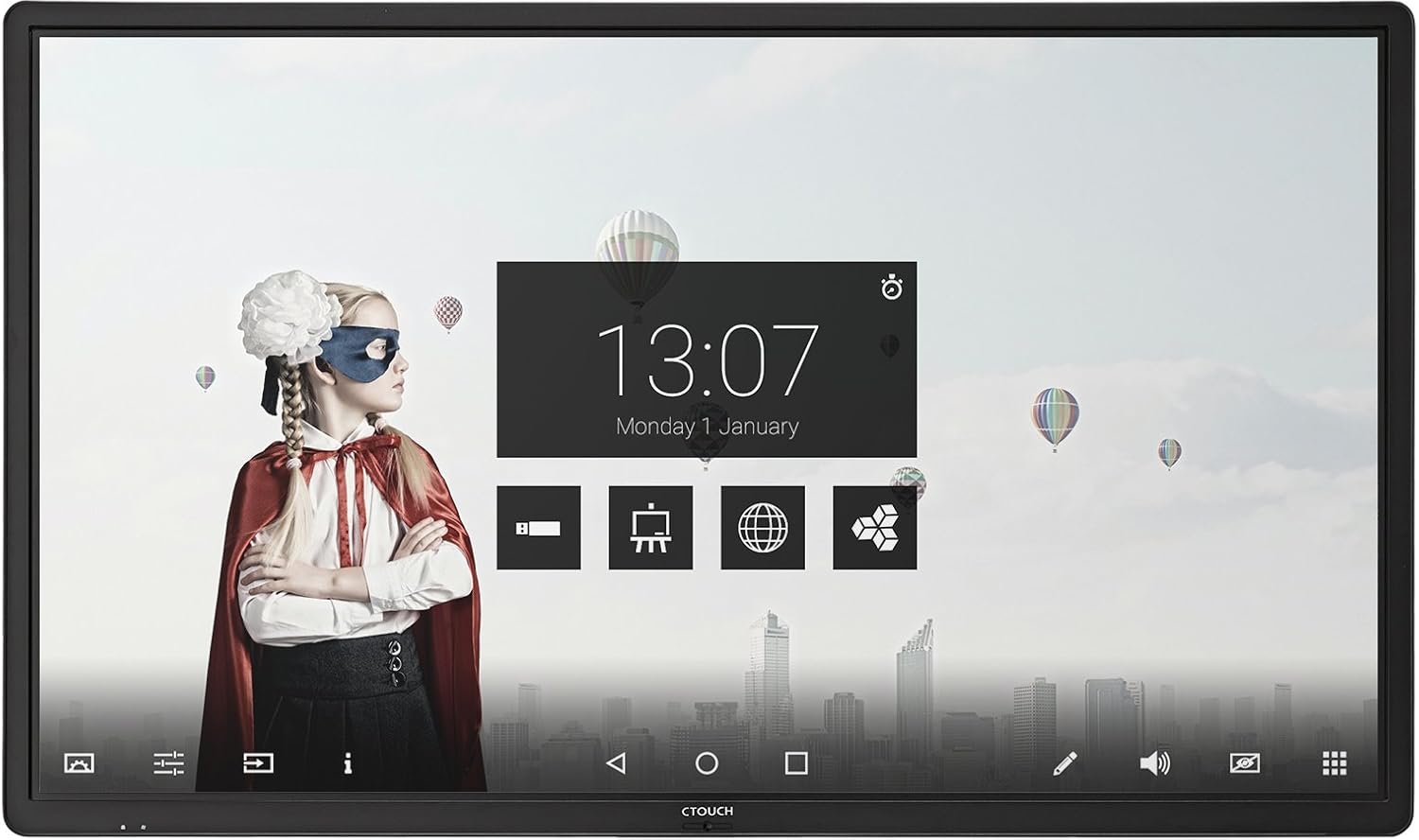 CTOUCH Smart Innovation Interactieve Laser Air+ 4K Ultra HD Touchscreen ...