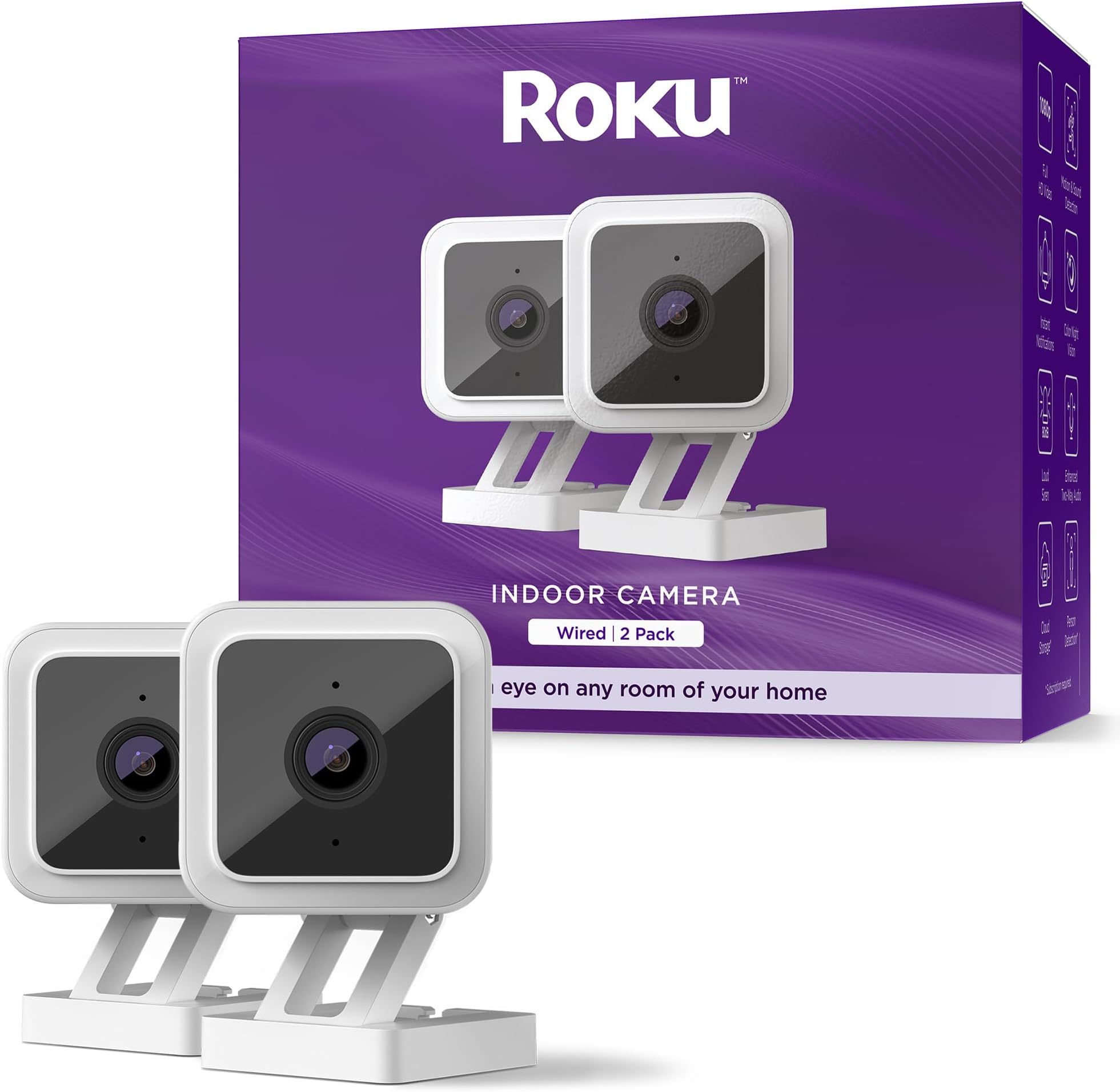Amazon.com : Roku Battery Camera Plus for Home Security - New 2025 ...