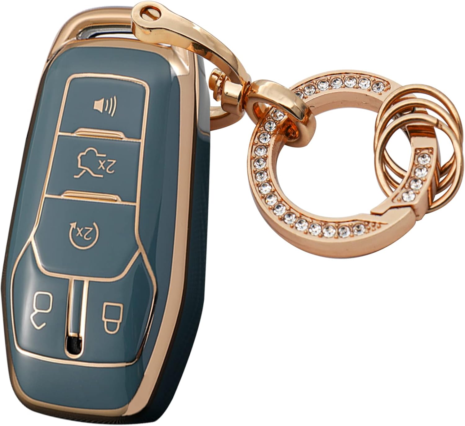 Amazon.com: WSAuto for Ford Key Fob Cover, TPU Case Shell Protection ...