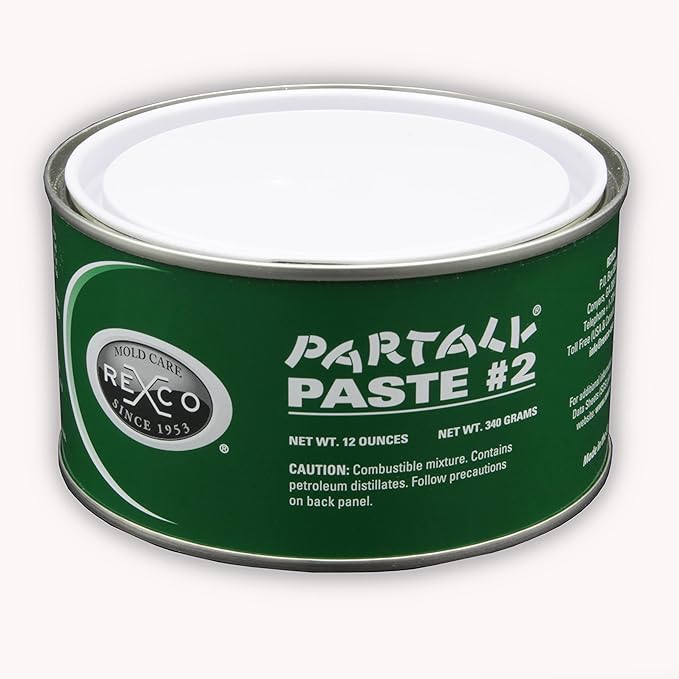 Amazon.com: Rexco Partall Paste #2 Mold Release Wax -12 oz can